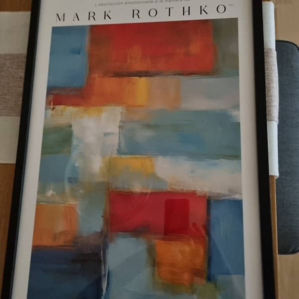 Mark Rothko Print Wall Art Framed, Minimalist Extra Large Wall Art ...
