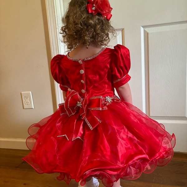 Fourth of July Girl Pageant Dress, Fun Fashion Patriotic Dress ...