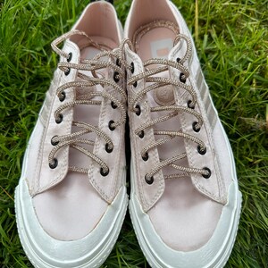 White Wide Sneaker Shoelaces, 2.5 Cm Thick Flat Shoe Accessory, Sport ...