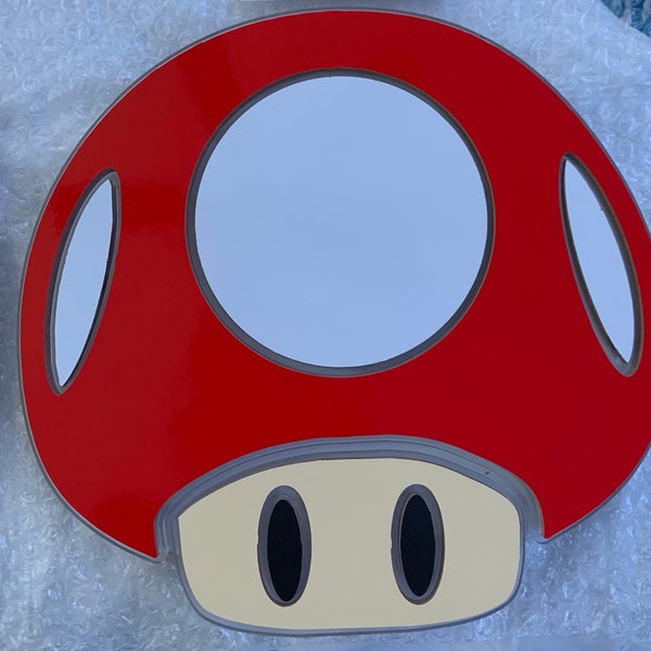 Mario Super Mushroom Sign , Neon Like , LED , Super Mario, Light , Wall ...