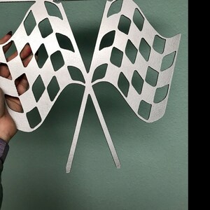 Checkered Flag Personalized Name Sign Child's Room Decor - Etsy