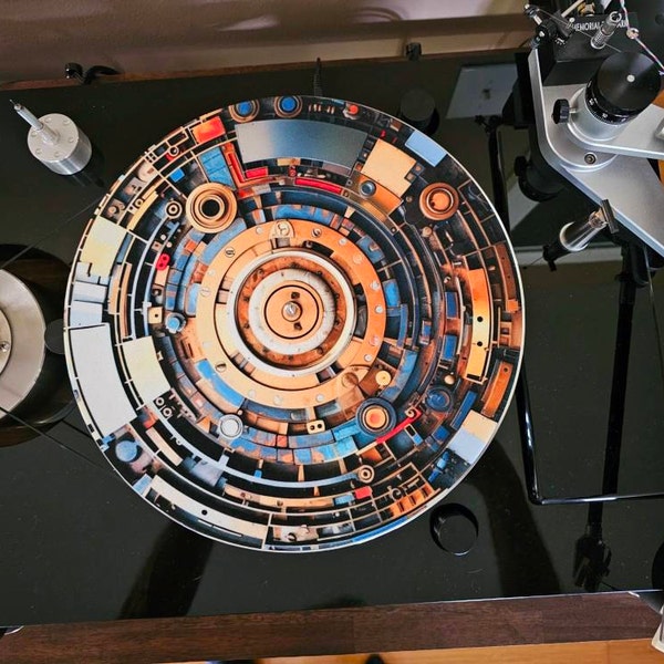 Time Machine Pressed Felt Turntable Slipmat Accesory Vinyl Record ...