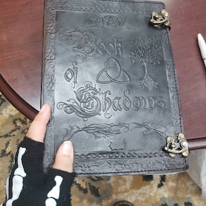 Embossed Leather Journal Handmade Notebook Stone Leather - Etsy