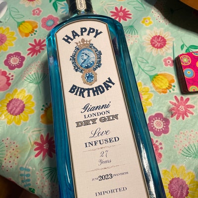 PRINT AT HOME: Pink Whitney Custom Sticker Label Digital - Etsy