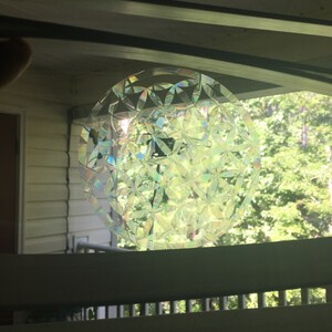 Rainbow Crystals Vinyl Window Cling Sun Catcher Set of 7 | Etsy