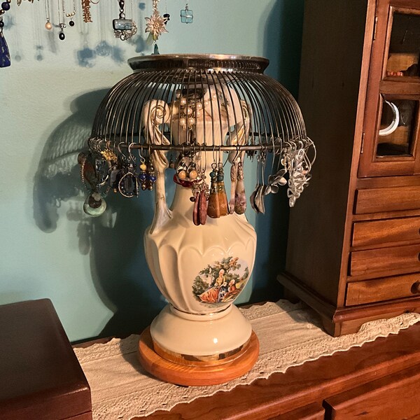 Vintage Earring Organizer / Earring Storage / Custom Earring Holder ...