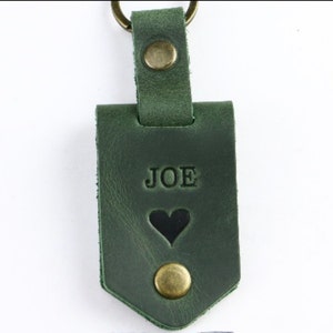 Man Accessory Leather Keychain With Photo, Personalized Gifts for Him ...