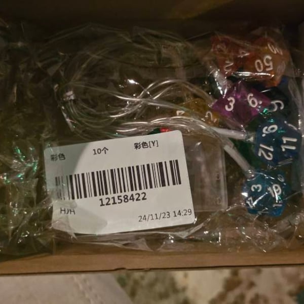 DND Dice Light String,dungeons and Dragons,home Decor,dnd Gift,handmade ...