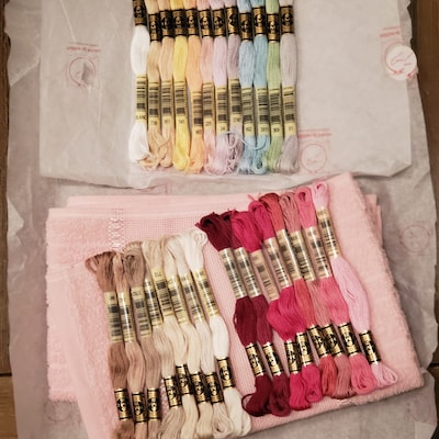 8x Brown/cream DMC Flosses, Dmc Threads, DMC Kit, Dmc Set of Colors ...