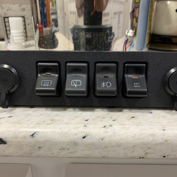 Jeep Wrangler TJ - LJ Stepped Switch Panel Fits 6 OEM & 4 Carling ...