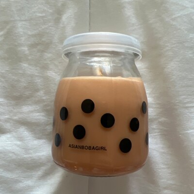 Classic Milk Tea Boba Candle - Etsy