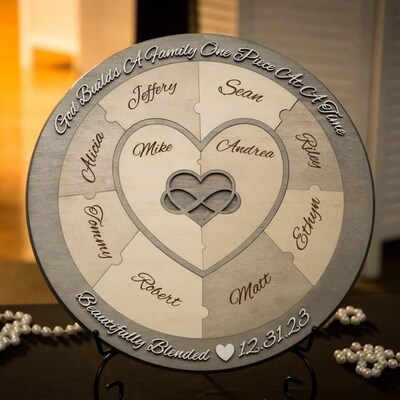 Unity Wedding Puzzle, Blended Family, Unity Alternative, Wedding ...