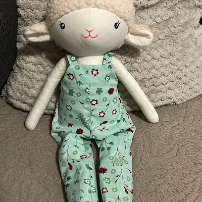 Lamb Sewing Pattern PDF Make a Cloth Lamb Doll / Stuffed Animal Toy and ...