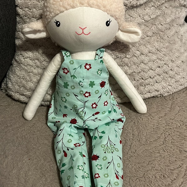 Lamb Sewing Pattern PDF - Make a Cloth Lamb Doll / Stuffed Animal Toy ...