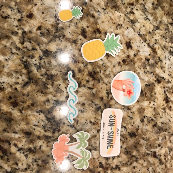 Hawaii Sticker Pack - Etsy