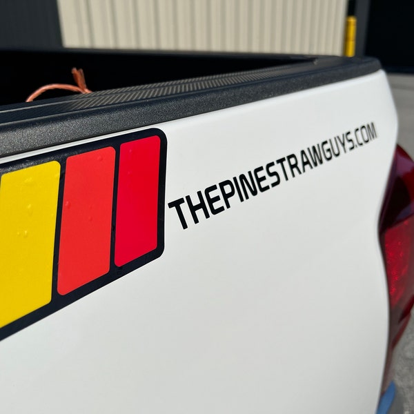 Tri-color Decal Vintage Colors (include 2 Decals) - Etsy