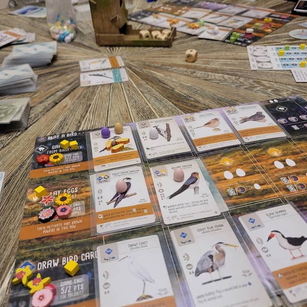 Painted Wooden Nectar/flower Tokens for Wingspan: Oceania (69-piece ...