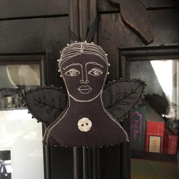 The Angel, Found Poem, Cut and Paste, Original Conceptual Art, Art on Paper, Unique Gift, Poetry ...