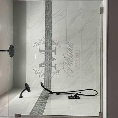 Front Door Decal Personalized Family Glass Door Decals Custom Glass ...