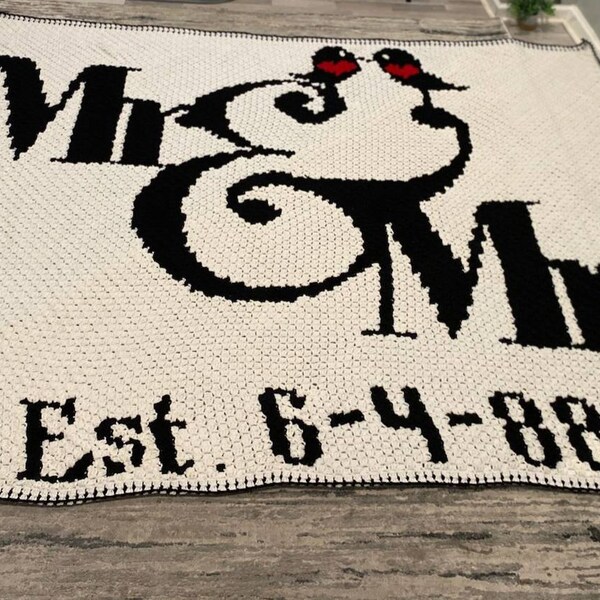 Graphgan Pattern - Corner to Corner - C2C - Elephant Mom and Baby ...