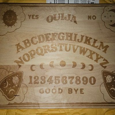 Ouija Board Cutting Board Walnut Maple Cherry Wood Engraved Cutting ...