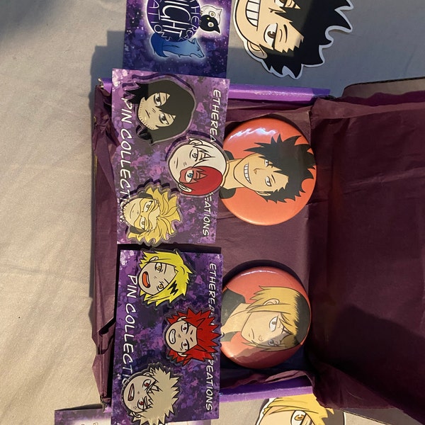 MHA Chibi Heroes Acrylic Pins, BNHA, My Hero Academia, Plus Ultra ...