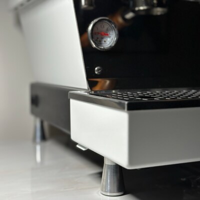 Wooden Espresso Bar Knock Box With Brass Accents Custom Engravable ...