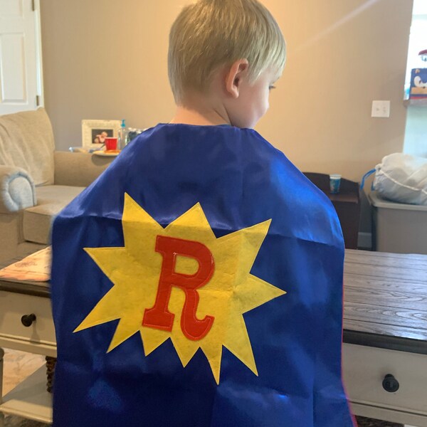 Double Layer SUPERHERO Cape - Custom Superhero Cape - Personalized ...