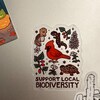 Support Local Biodiversity Clear Vinyl Stickers Appalchia, Midwest ...