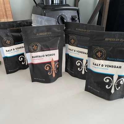 Mini Spice Sampler 10 Gourmet Popcorn Seasonings in Single Serve ...