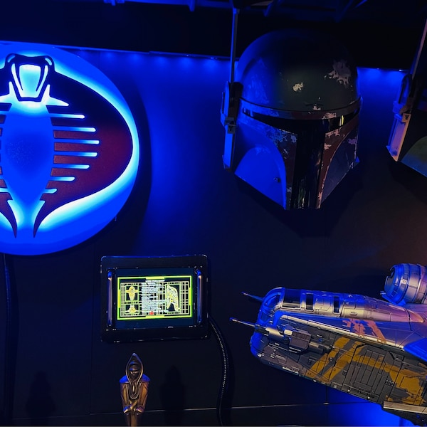 Tactical HUD - 8-inch - Animated Digital Display - Star Wars Inspired ...