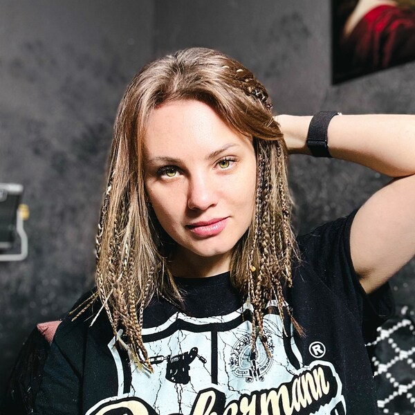 Clip in Dreadlocks Brown, Boho Hair Extensions, Viking Dreads Black on ...