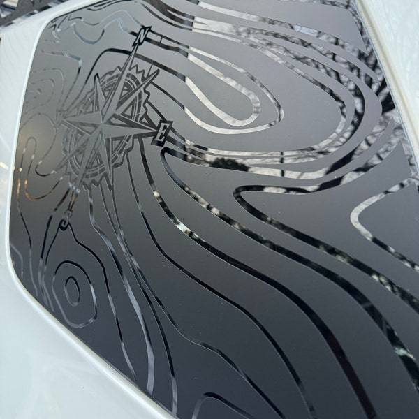 Fits 2010-2024 Toyota 4runner Rear Side Windows Topography Topo ...
