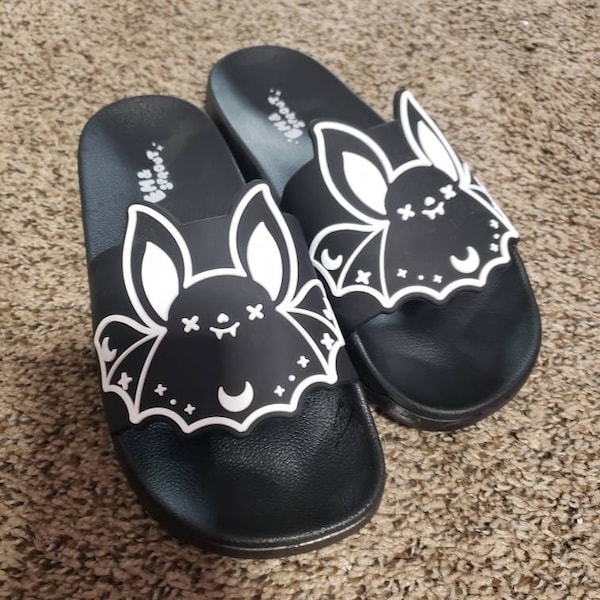 Bat Slides - Women's Sizes 6-11 - Etsy