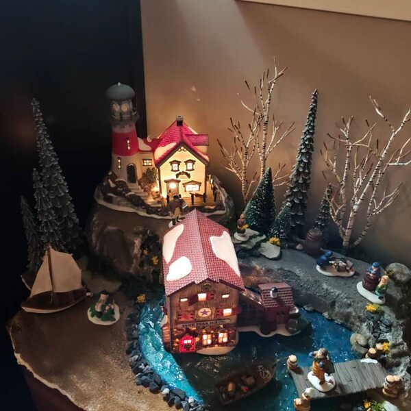 Resin Koi Lake Koi Pond Perfect for Seasonal Villages Dioramas Fairy ...