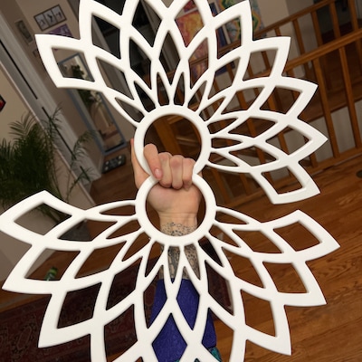 Sunflower 1.5 Tech Grip Flow Fans, Day Fans, Tech Fans, Fan Poi Hula ...