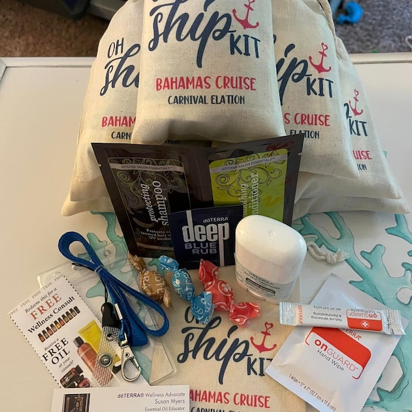 Oh Ship Kit: Cruise Favor Bags, Hangover Recovery, Cotton Gift Bags - Etsy
