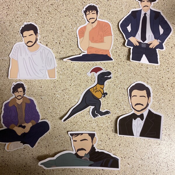 Pedro Pascal Sticker Pack - Etsy