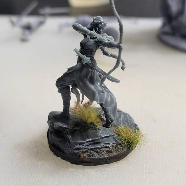 Elle the Musketeer 8K D&d/pathfinder 32mm 75mm 100mm Miniature | RPG ...