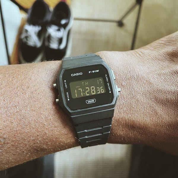 Casio Watch Modified Custom Casio Mod Vintage Casio Liquid Purple ...