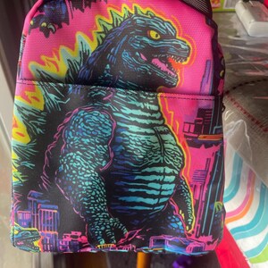 Godzilla Backpack Bag Bags Handbag Gojira Kaiju Sci-fi Japan Monster ...