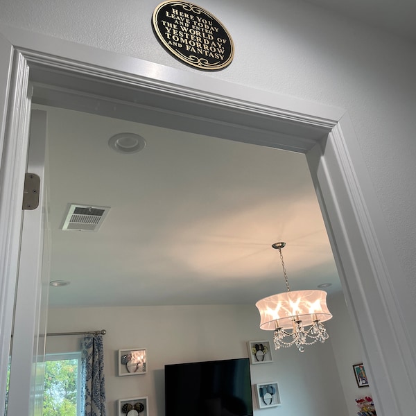 Walt Disney World Magic Kingdom Entrance Plaque - Etsy