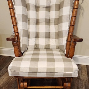 Wingback Rocker Replacement Cushions / 4 Post Rocker Cushions ...