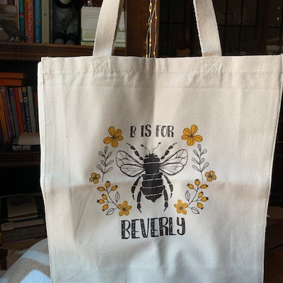 Beekeeper Gift, Personalized Tote Bag, Beekeeper Tote, Honey Bee, Bee ...