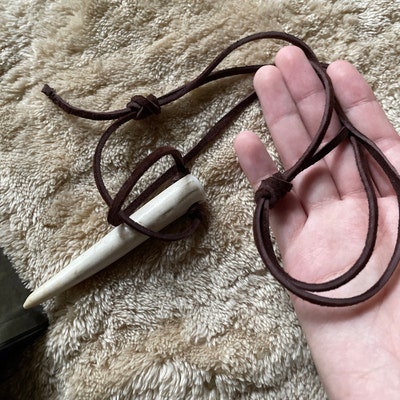 Elk Antler Dog Tug and Retrieval Rope Toy, Naturally Shed Antler From ...