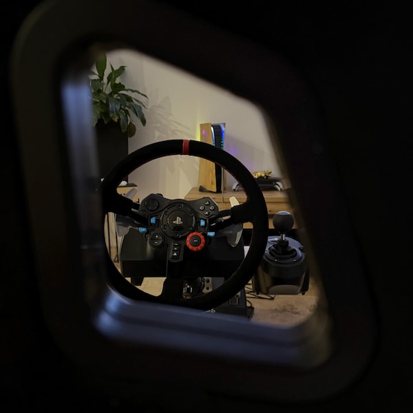 Logitech G29-G920-G923 Deep Dish 70 Mm Wheel Mod With Magnetic Paddles ...