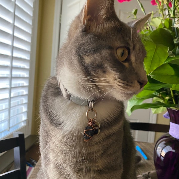 Raw, Natural Crystal Key Chains/pet Collar Charms You Choose the ...