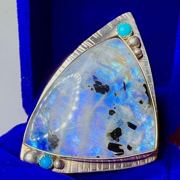 Michigan Petoskey Stone Statement Pendant- Sterling Silver- Michigan ...