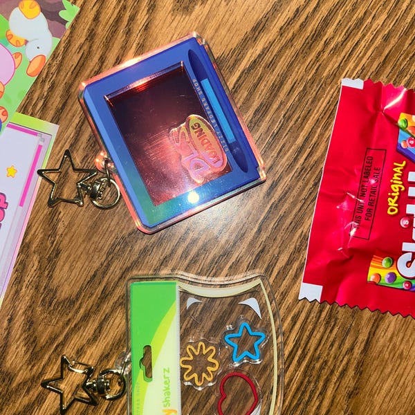 Nostalgia Shaker Keychains - Etsy