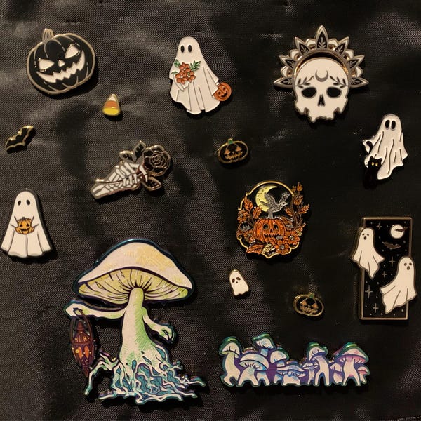 Hell Fire PC Enamel Pin Pastel Goth Pin - Etsy